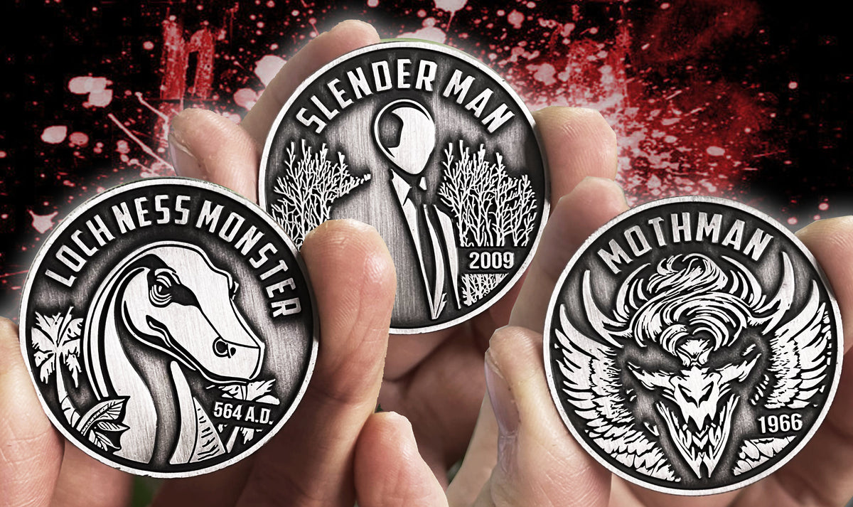 Slender Man Urban Legend Series Challenge Coin – scylo