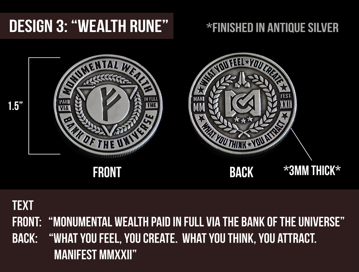 Wealth Rune "Law of Attraction" - Antique Silver – scylo